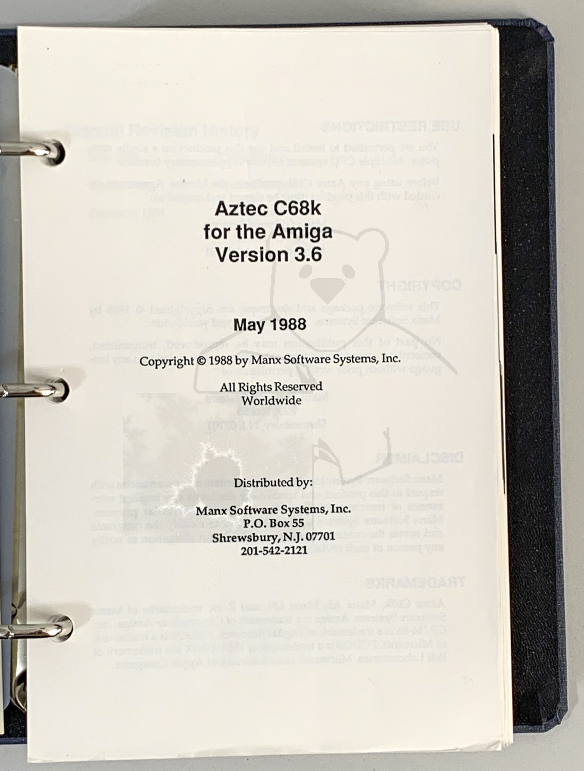 Virtuelles Computermuseum: Amiga Software Entwicklung - C - Manx Aztec ...