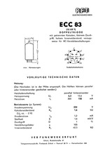 Daten und Bilder der Röhre: ECC83
